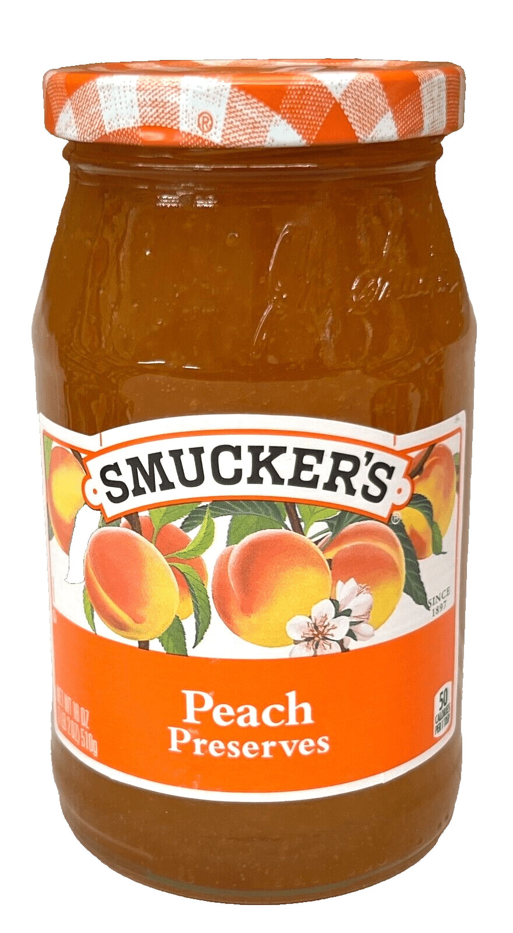 ( 2 Pack )Smucker's Peach Preserves, 18 Ounces - Walmart.com