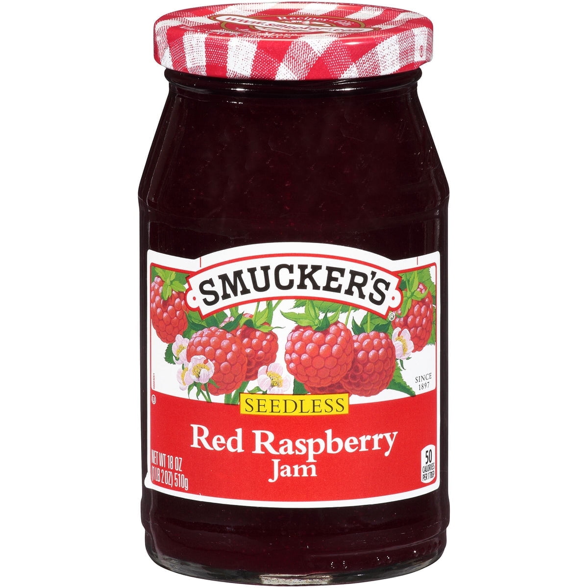 ( 2 Pack )Smucker's Seedless Red Raspberry Jam, 18 Ounces - Walmart.com