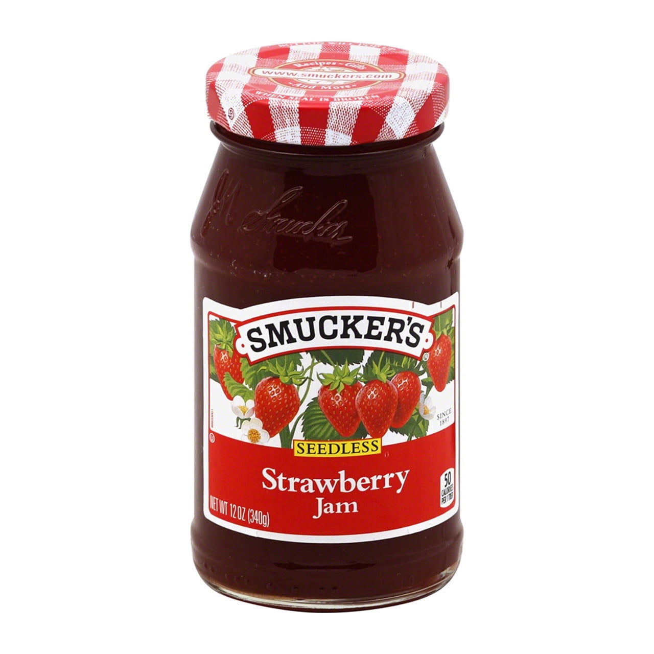 ( 2 Pack )Smucker's Seedless Strawberry Jam, 12 Ounces - Walmart.com