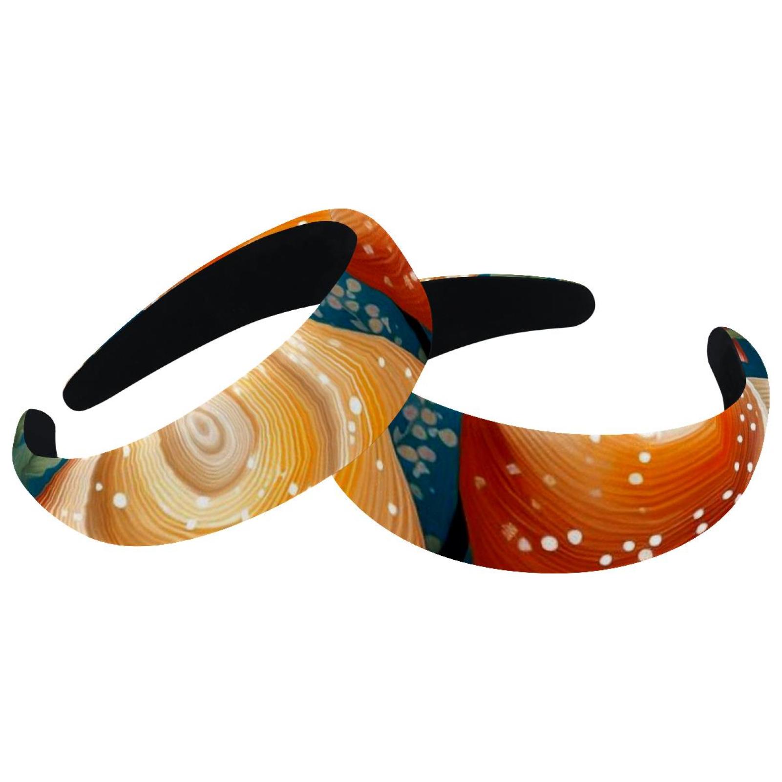 2 Pack Snail Headbands for Women Fashion Wide Headband Yoga Workout ...