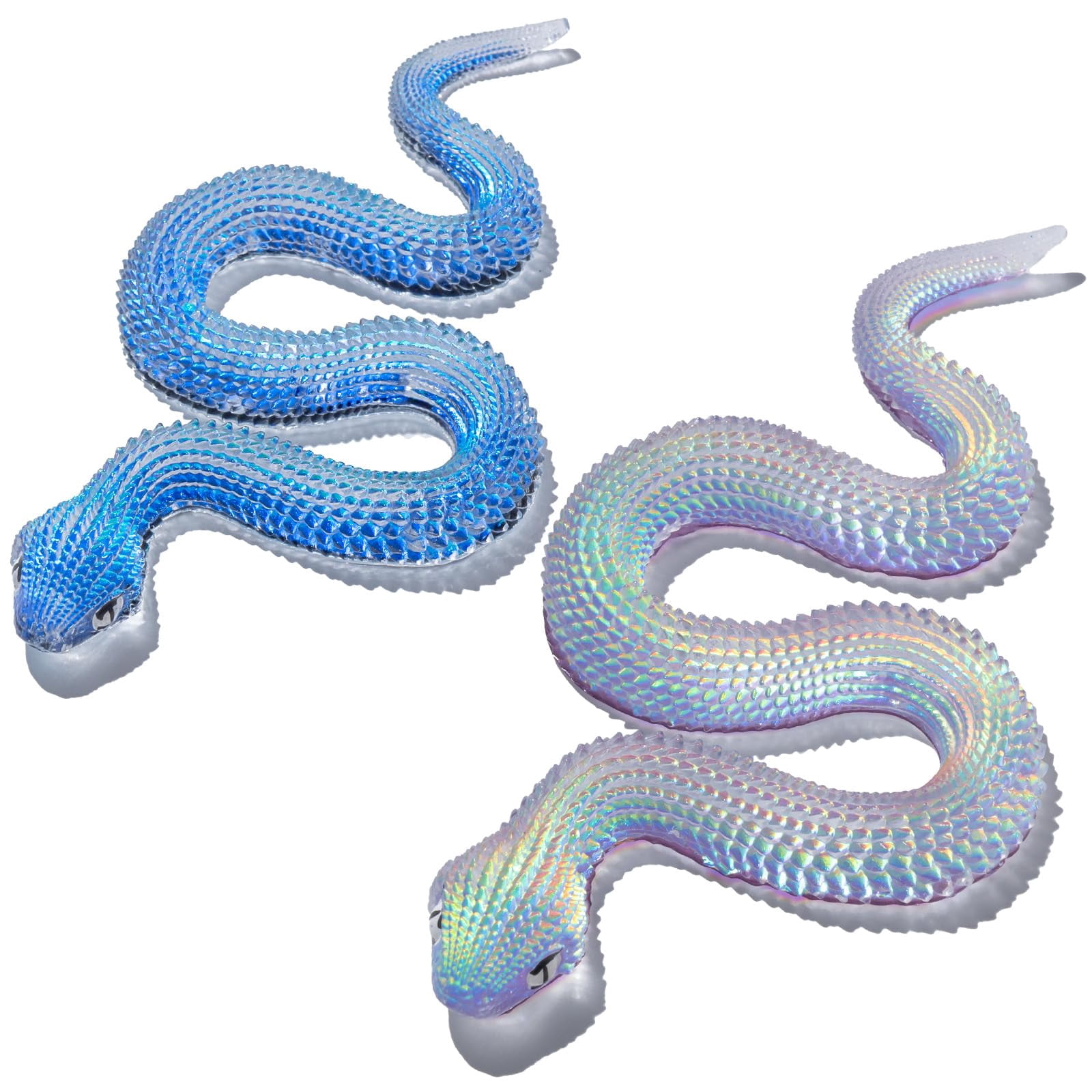 2 Pack Snake Resin Molds, Flexible Silicone Epoxy Casting Molds, Large ...