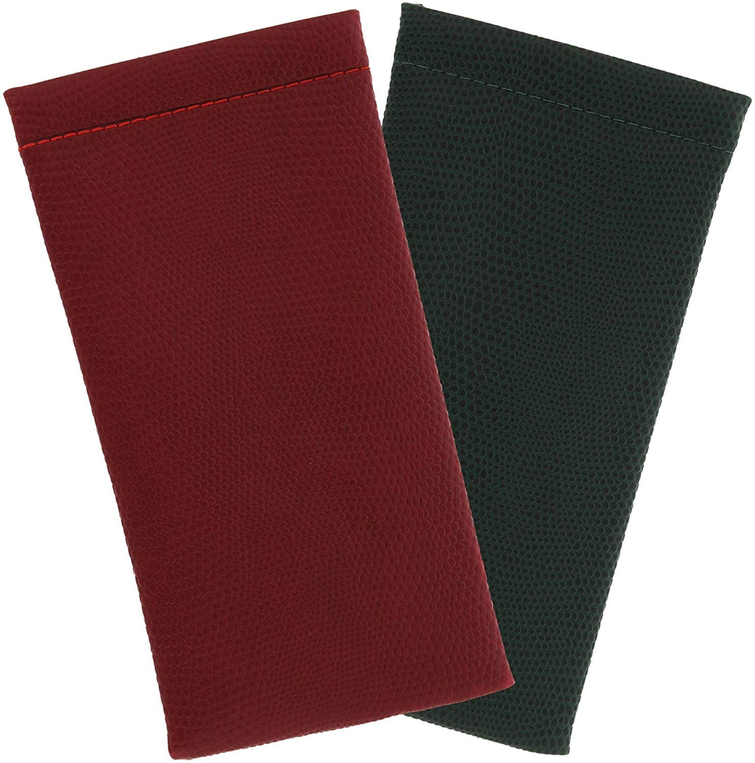 2 Pack Snake Skin Spring Top Eyeglass Case For Men & Women, Red/Dark ...