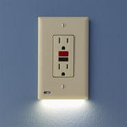 Outlet Cover Duplex Wall Plate LED Night Light - Walmart.com