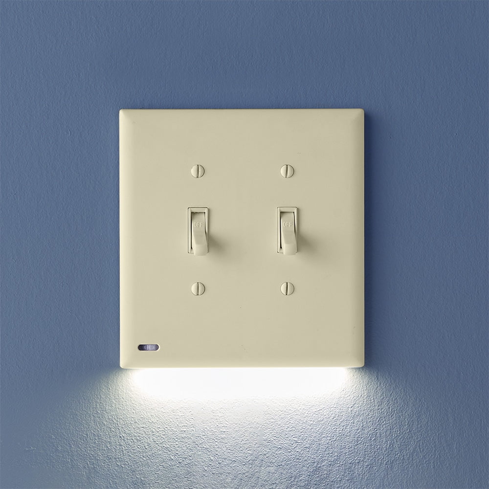2 Pack - SnapPower SwitchLight [for Double-Gang Light Switches] - Light ...