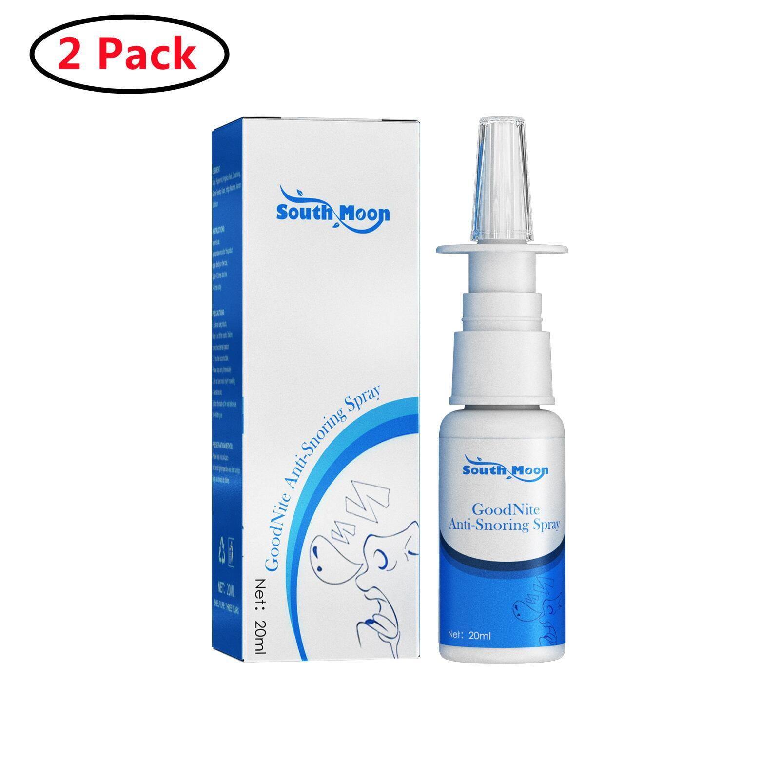 2 Pack Snoring Nasal Spray-Fast Snore Stopper Drops for Sleep,Natural ...