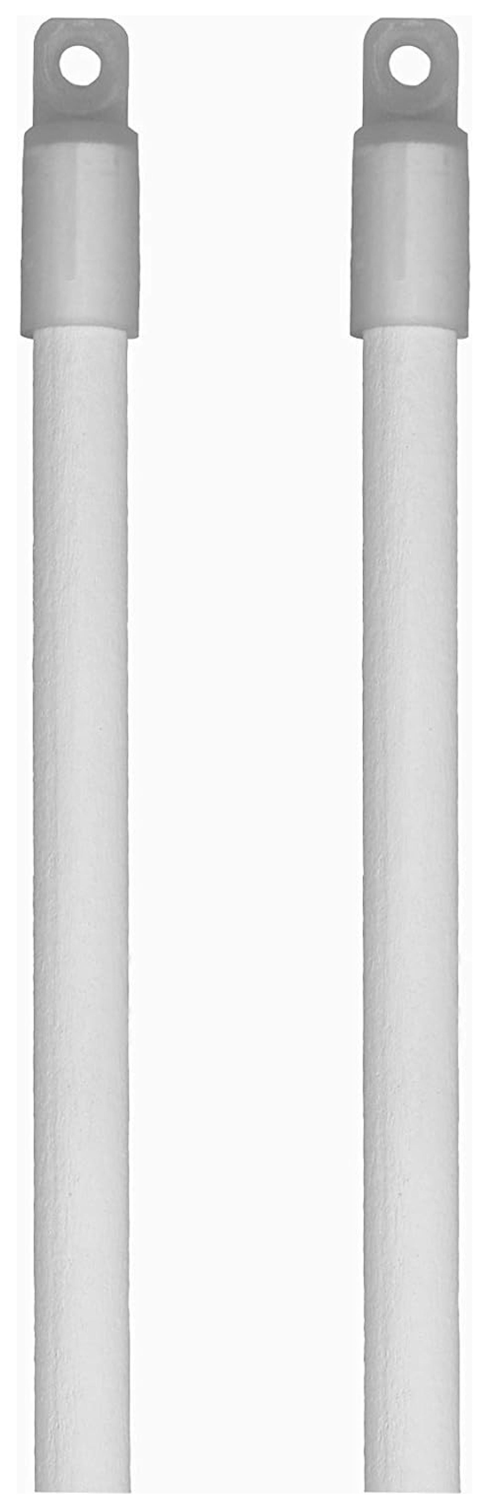 2 Pack - Snow White Wood Blind Tilt Wand Replacement - 24" Long - S ...