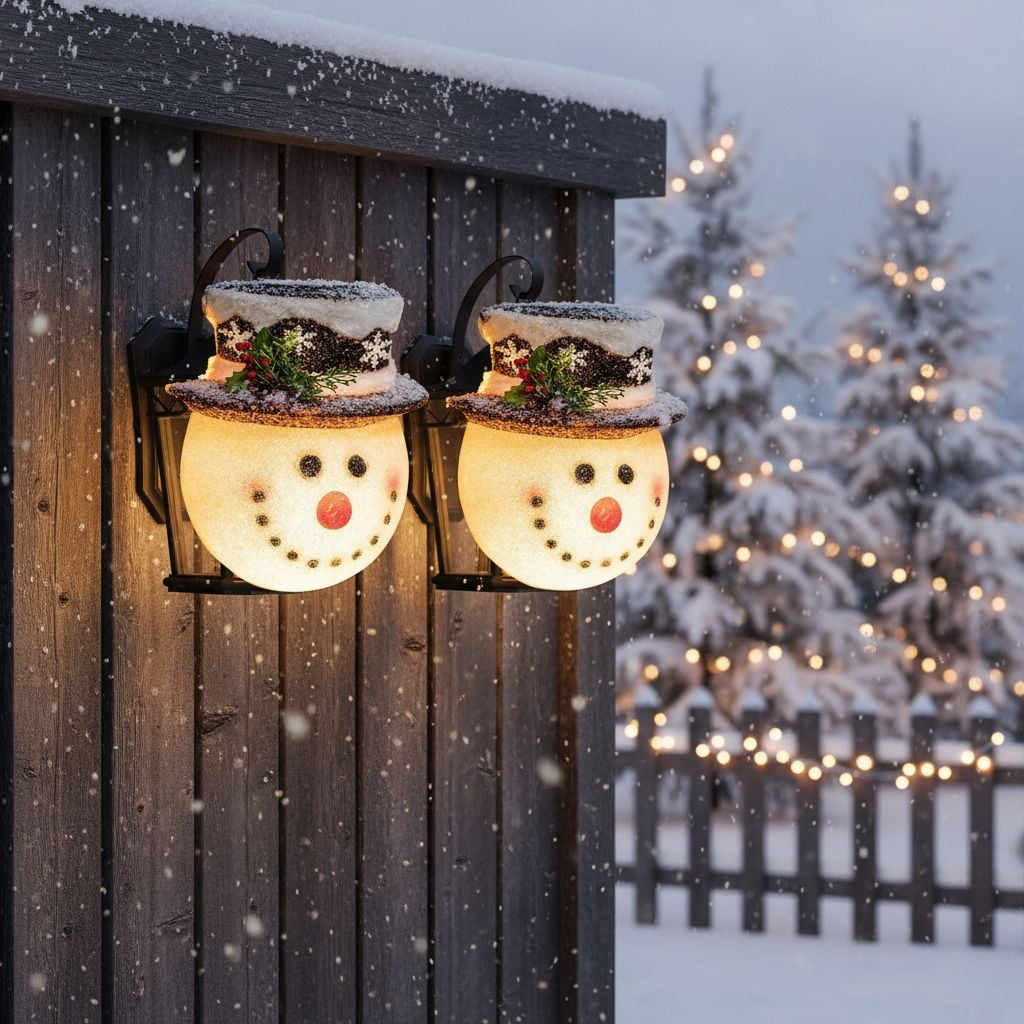 Christmas Porch Light Cover