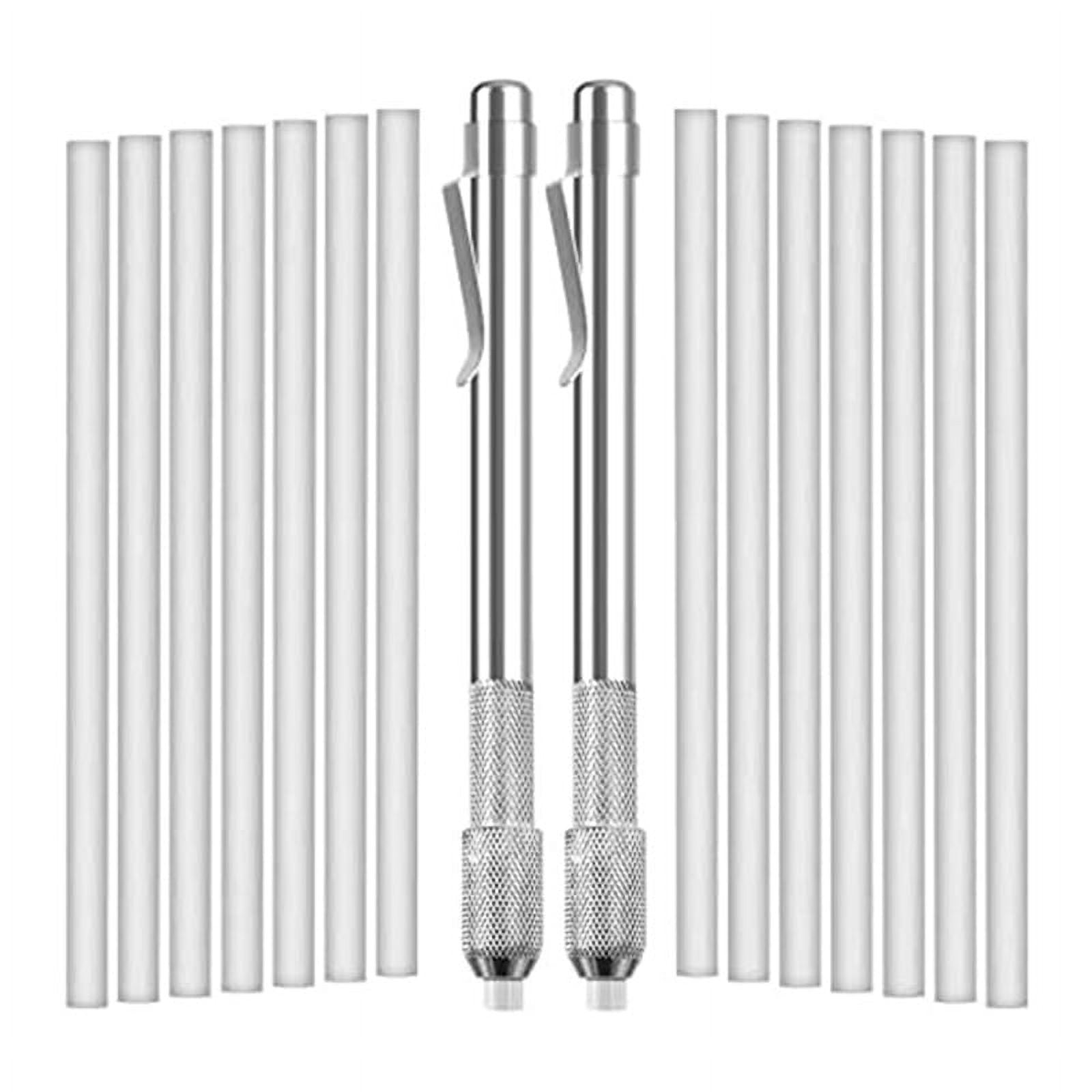 2 Pack Soapstone Holders Marker with 16 Pack Refills Round Soapstone ...