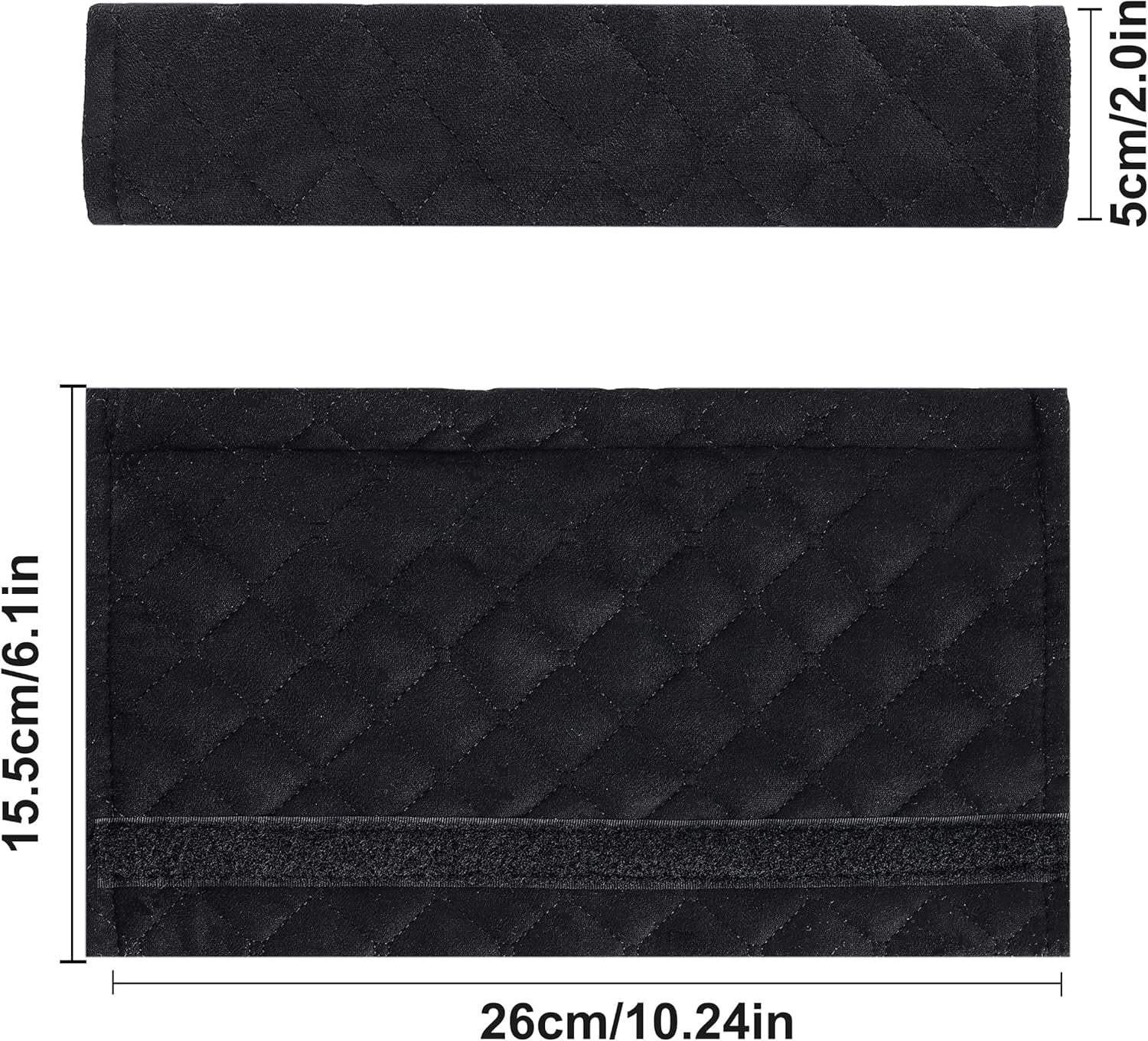 2 Pack Soft Auto Seat Belt Cover ， Soft Suede ，Universal Fit Seatbelt ...