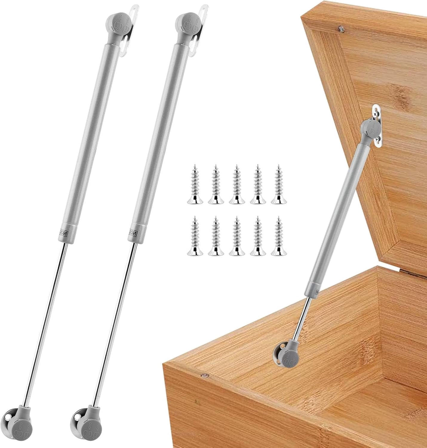 2 Pack Soft Close Toy Box Hinges for Heavy Curved, Round, Arched and ...