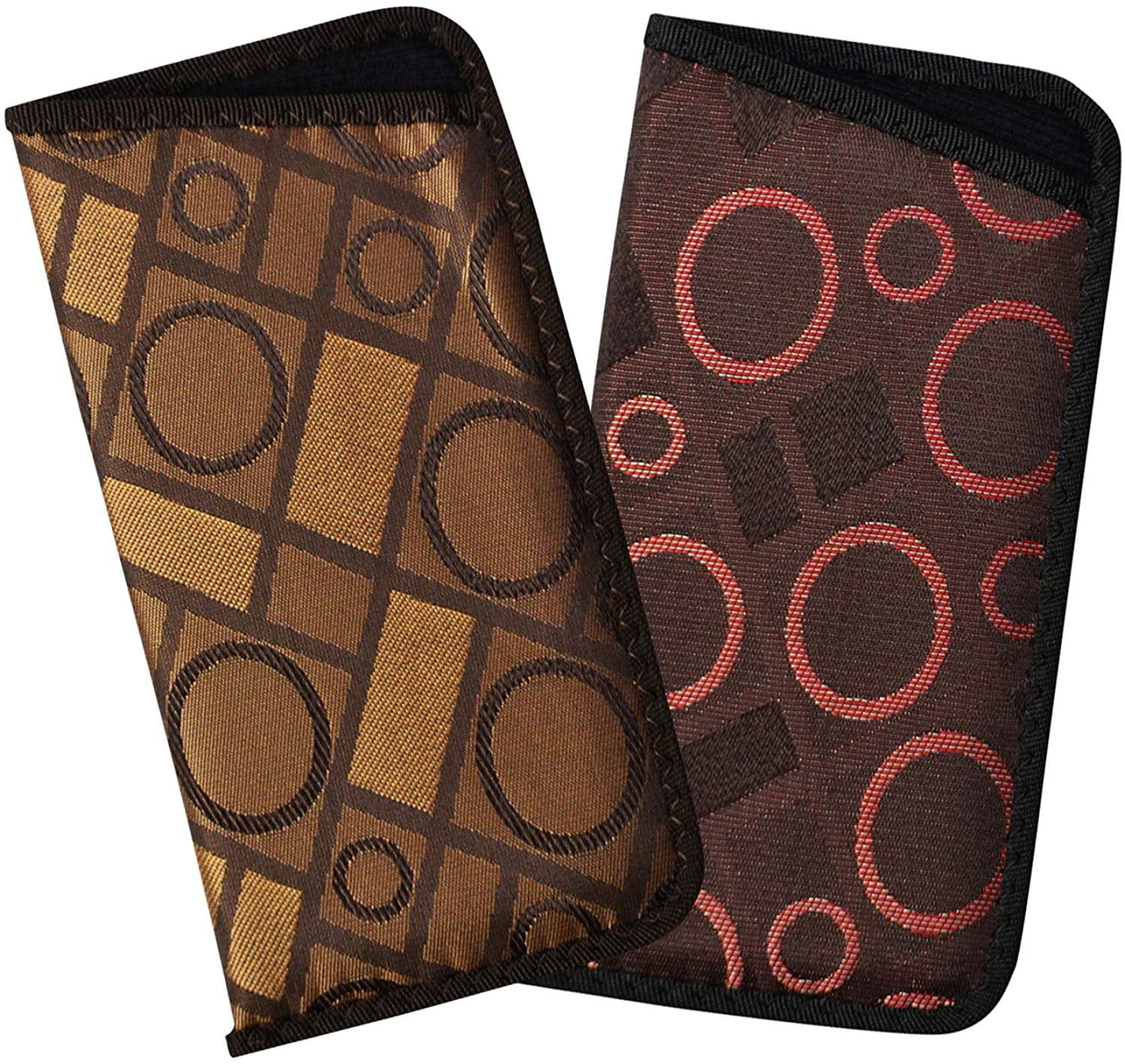 2 Pack Soft Eyeglass Case For Men And Women, Slim Slip In Glasses ...