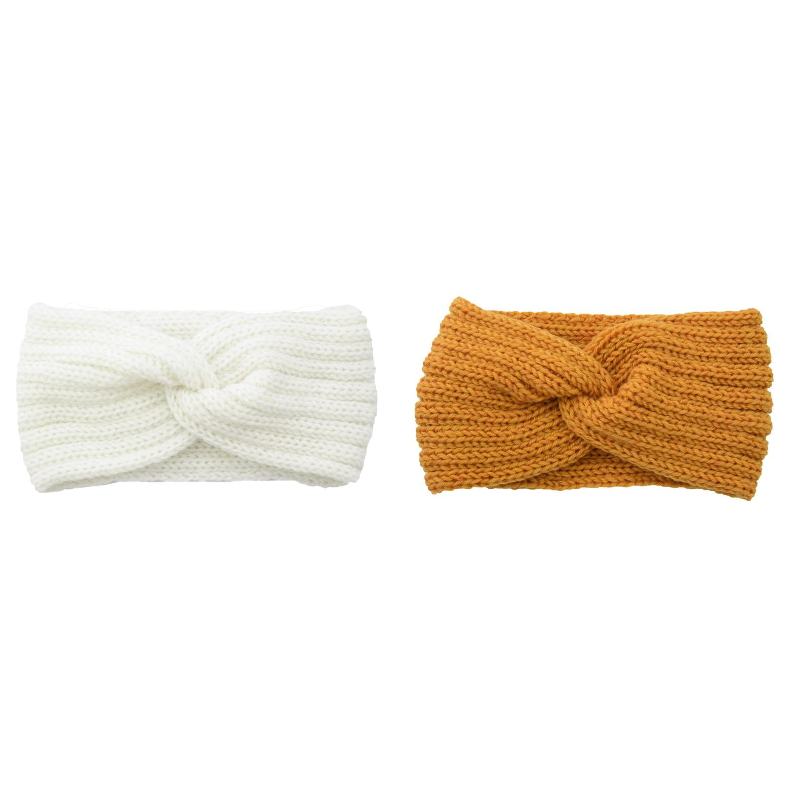2-Pack,Soft Stretch Ear Warmer Headband Women Winter Knit Headbands ...