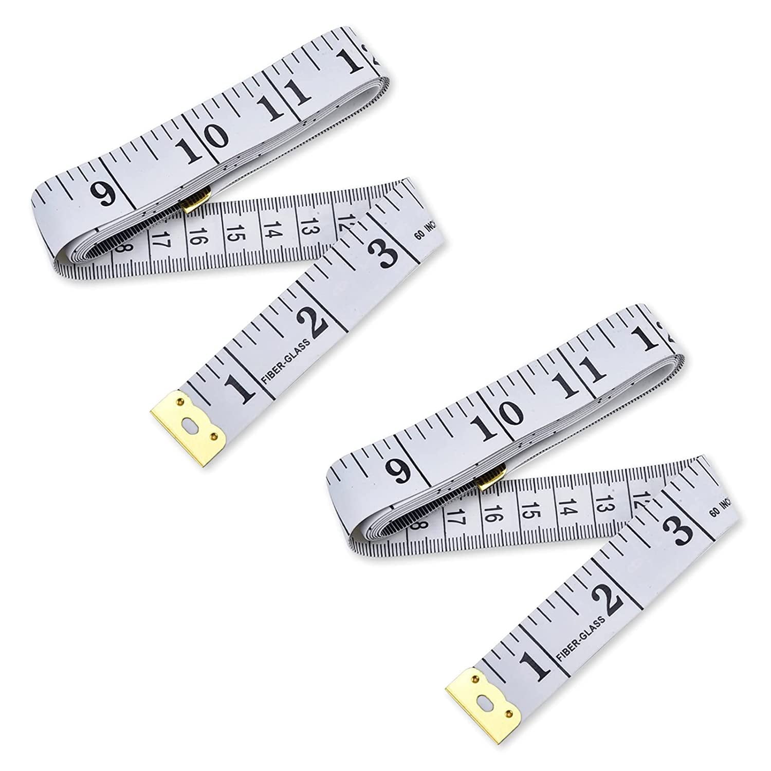 2 Pack Soft Tape Measure, Double Scale Tape, Body Ruler for Body Weight ...