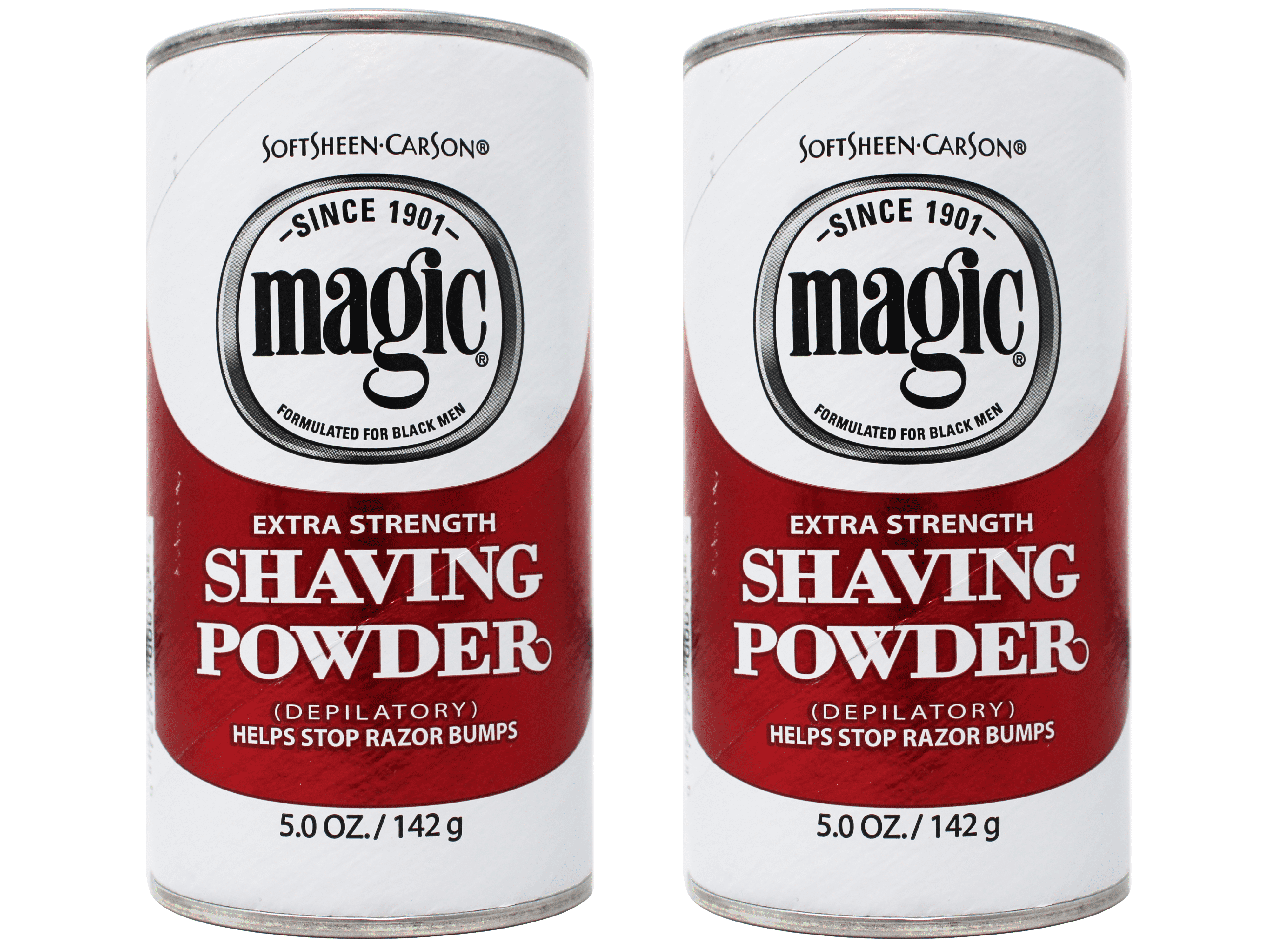 2 Pack - SoftSheen-Carson Magic Extra Strength Shaving Powder ...