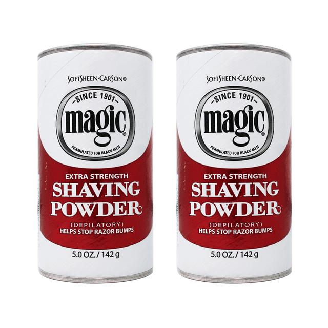 2 Pack - SoftSheen-Carson Magic Extra Strength Shaving Powder ...