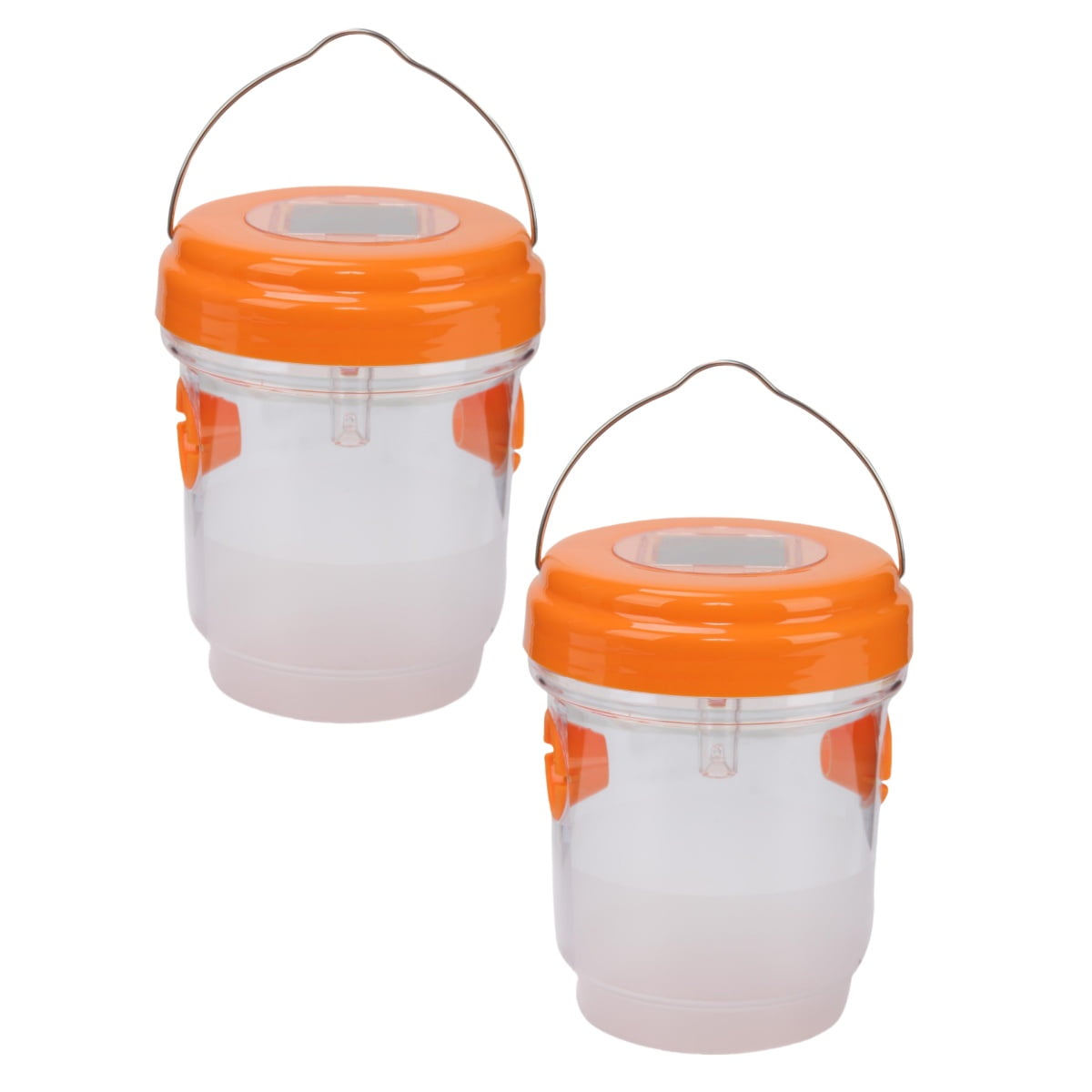 2 Pack Solar Bee Traps for Outside, Hanging Wasp Trap Hornet Traps with ...