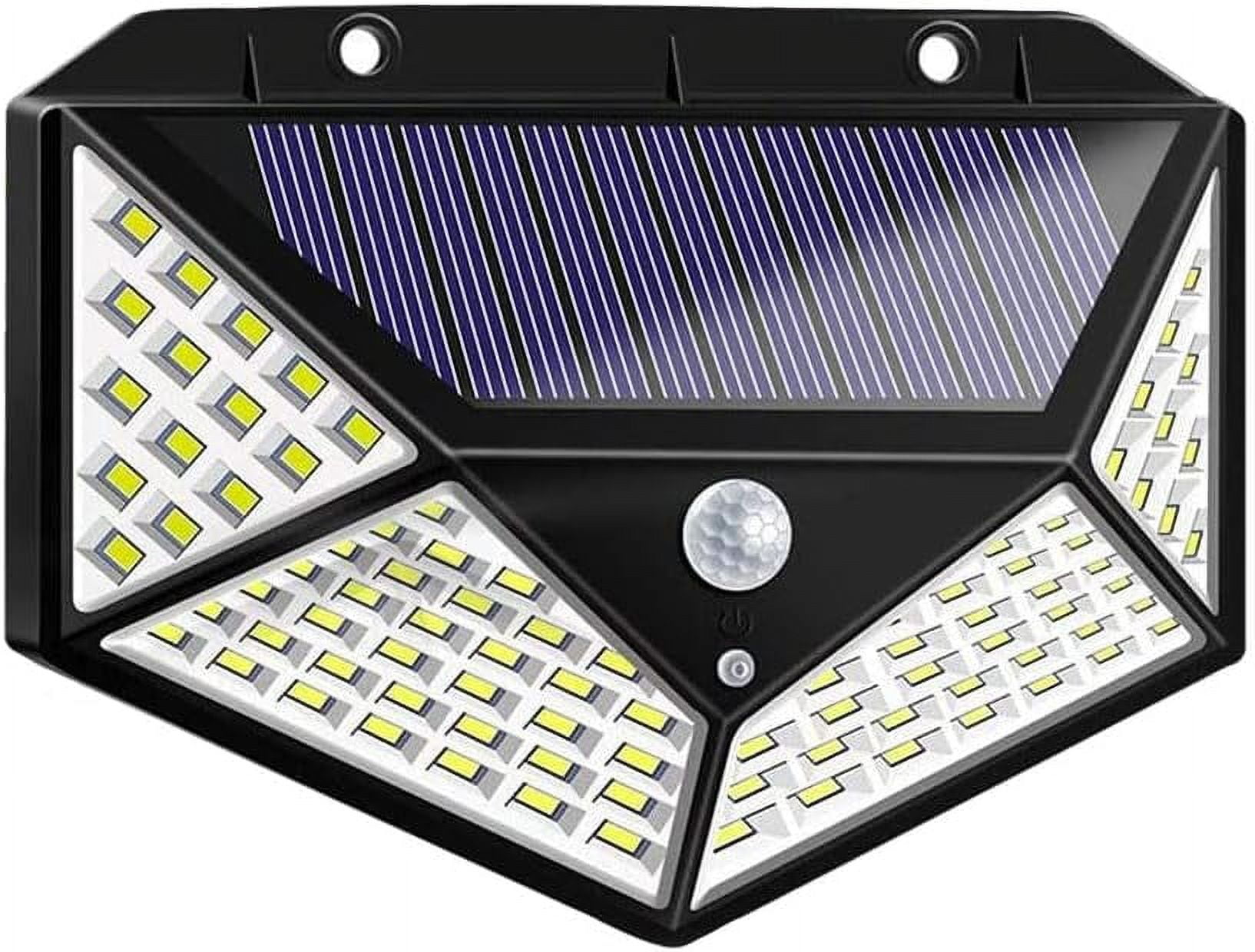 2 Pack Solar Lights Outdoor 3 Modes 100 LED Solar Security Lights ...