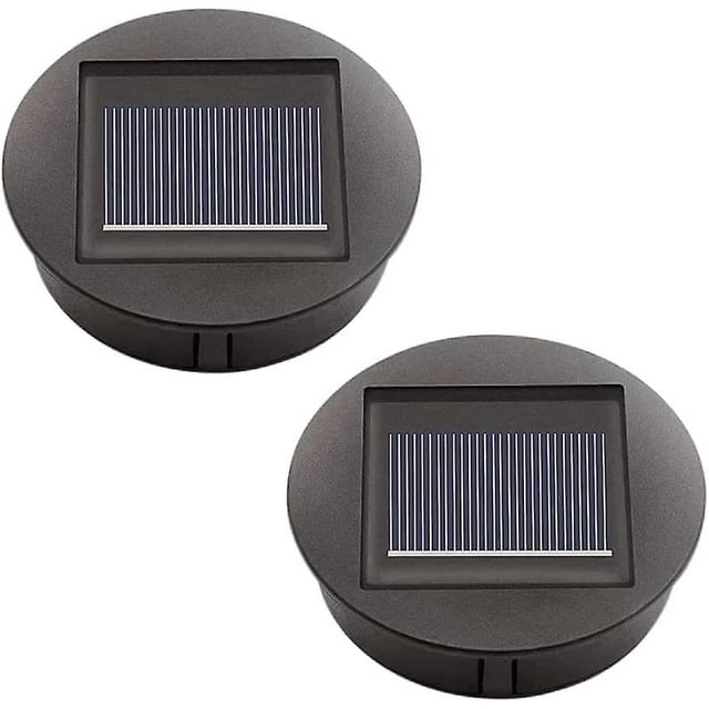 2 Pack Solar Lights Replacement With Led Solar Panel Replacement Cover ...