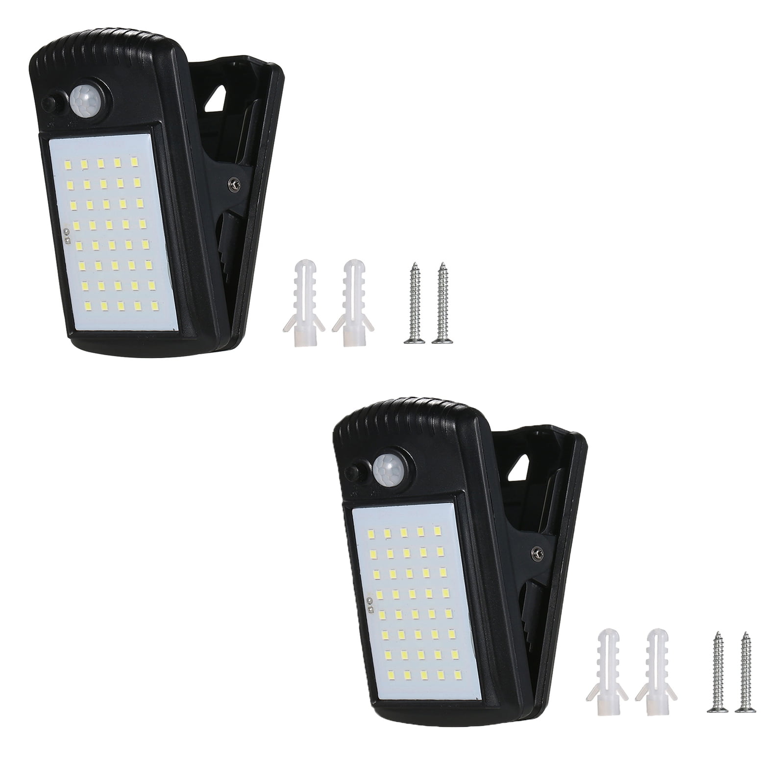 2 Pack Solar Motion Sensor Lights Outdoor,Clip on Solar Lights Outdoor ...