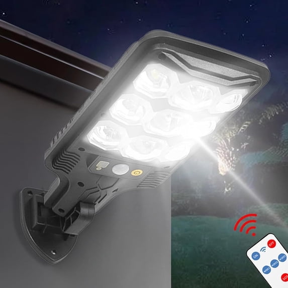 OCEST 2 Pack 1600W Solar Street Lights, Motion Sensor, Waterproof ...