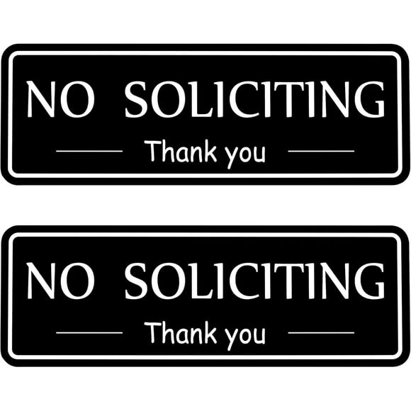 No Soliciting Signs Home