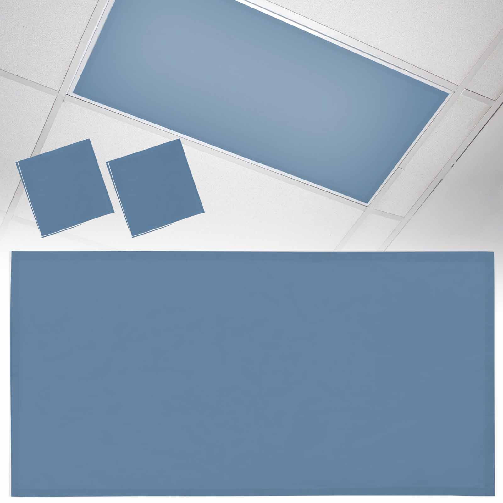2 Pack Solid Color Fluorescent Light Covers for Ceiling Lights ...