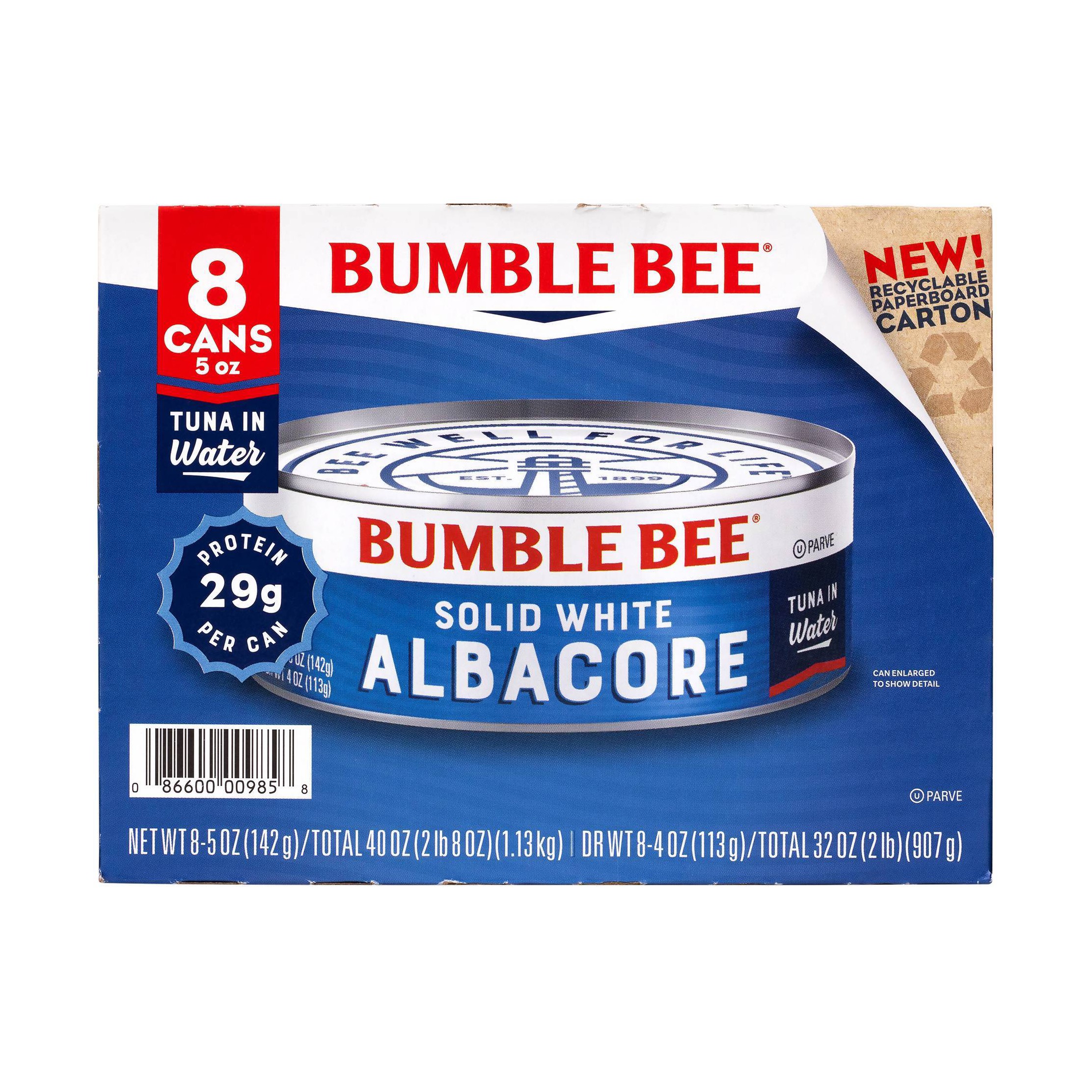Kirkland Signature Albacore Solid White Tuna in Water, 7 Ounce (Pack of ...