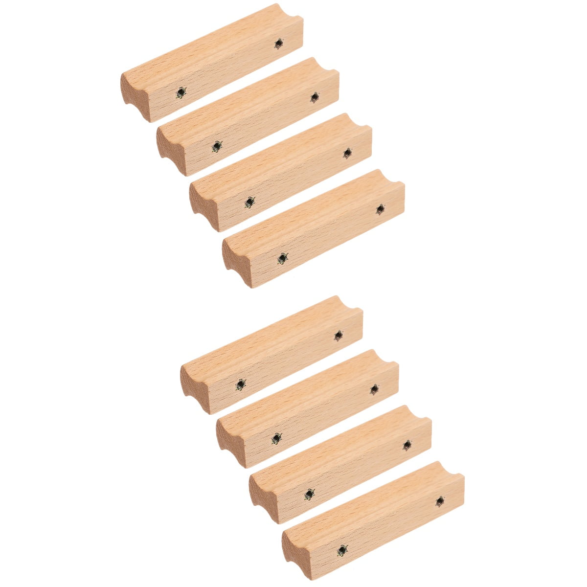 2 Pack Solid Wood Drawer Handle Furniture Pull Handles Cabinet Door ...