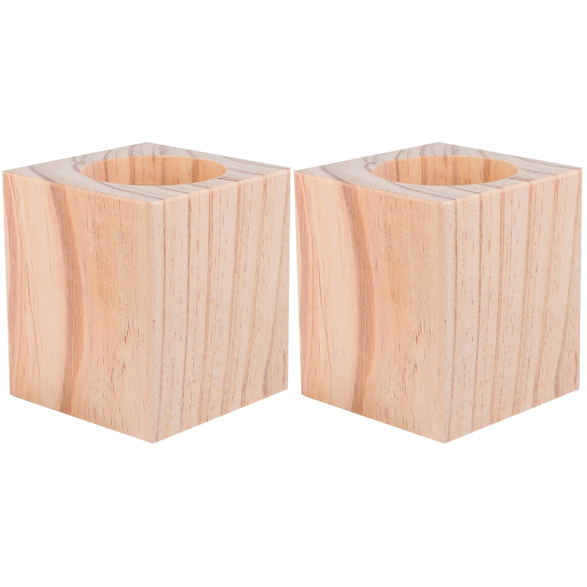 2 Pack Solid Wood Table Mat Furniture Table Riser Couch Leg Risers Bed ...