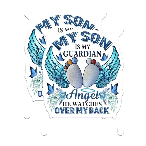 (2 Pack) My Son is My Guardian Angel Magnets - Guardian Angel Watching ...
