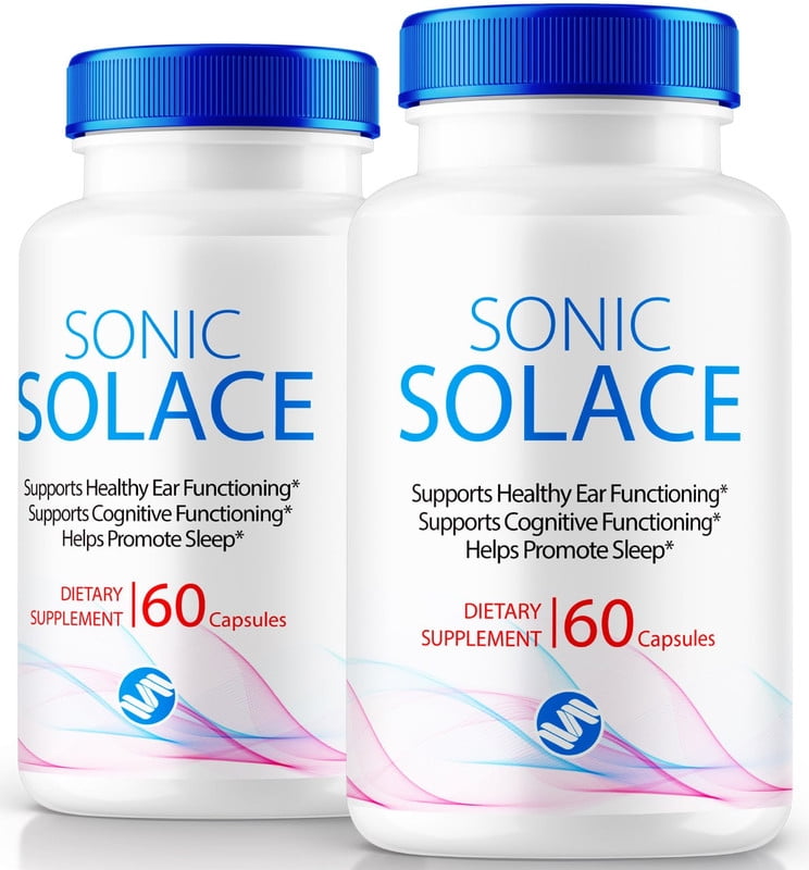 (2 Pack) Sonic Solace - Advanced Ear Support, Natural Formula to ...