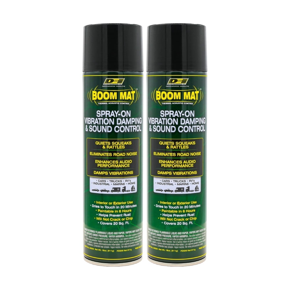 2 Pack Sound Deadening DEI Boom Mat Spray On Enhance Audio Eliminate ...
