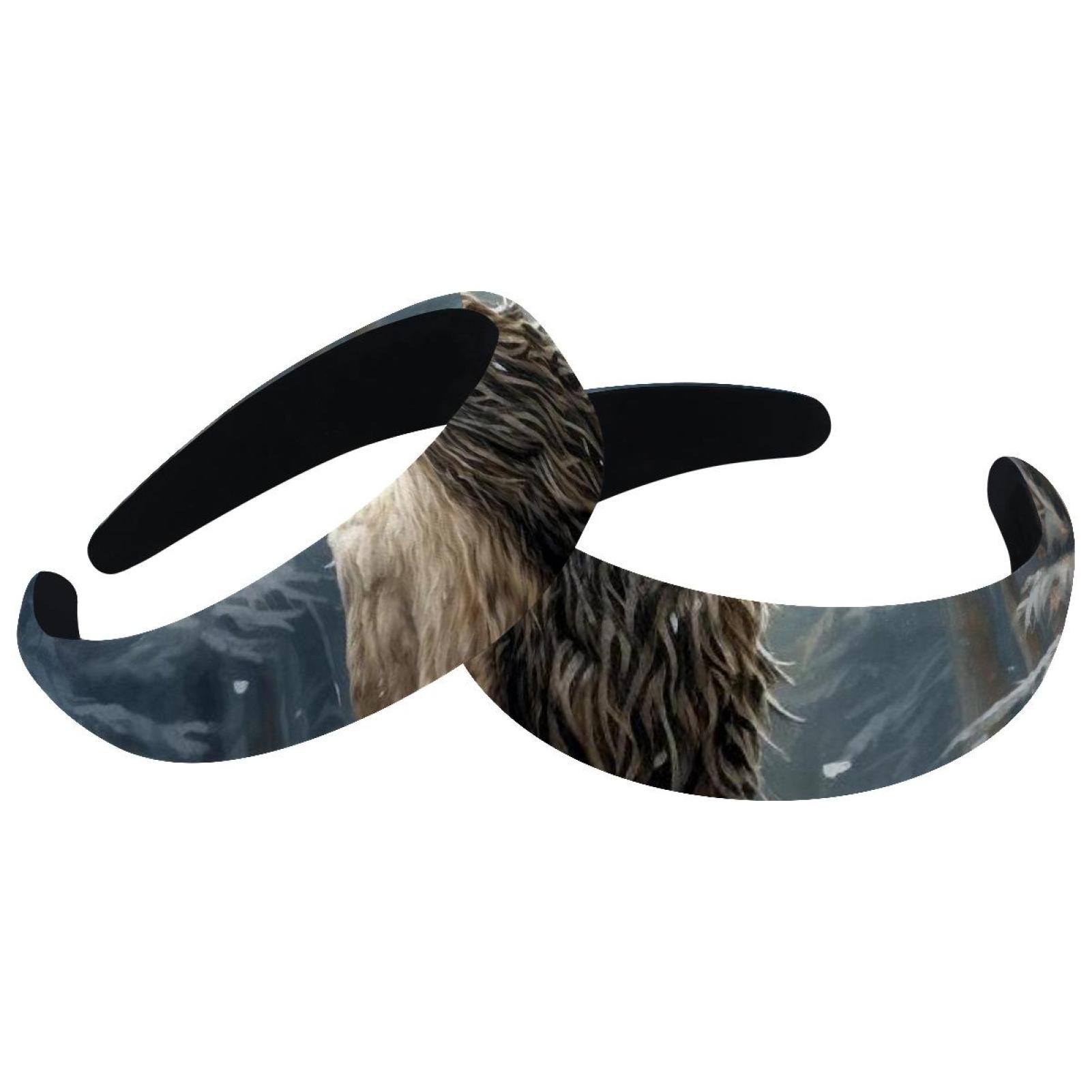 2 Pack Spa Headband for Washing Face Makeup Headband Bubble Soft Hairband for Women Girl Puffy ...