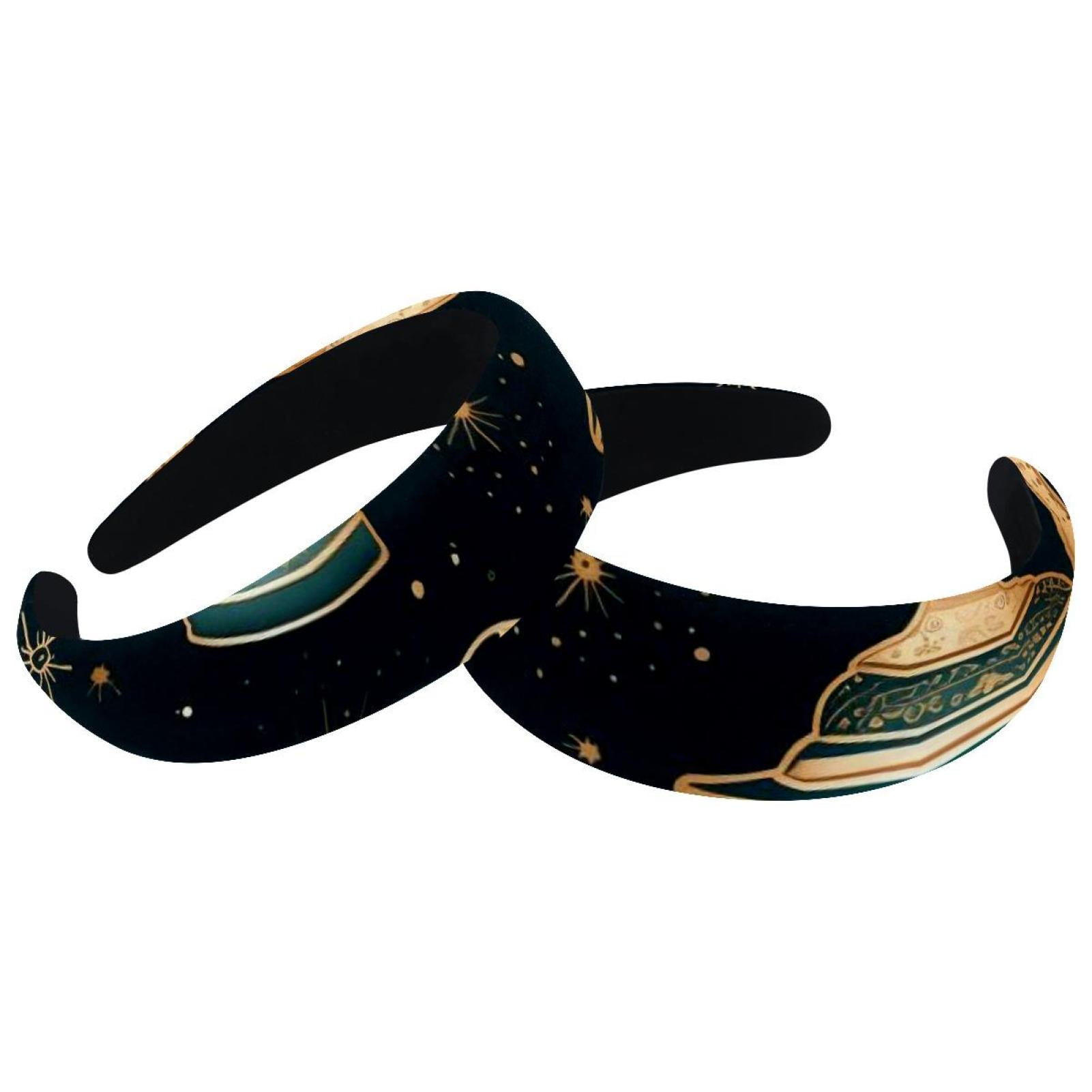 2 Pack Spa Headbands for Women Ladies- Puffy Makeup Headband Arabian ...