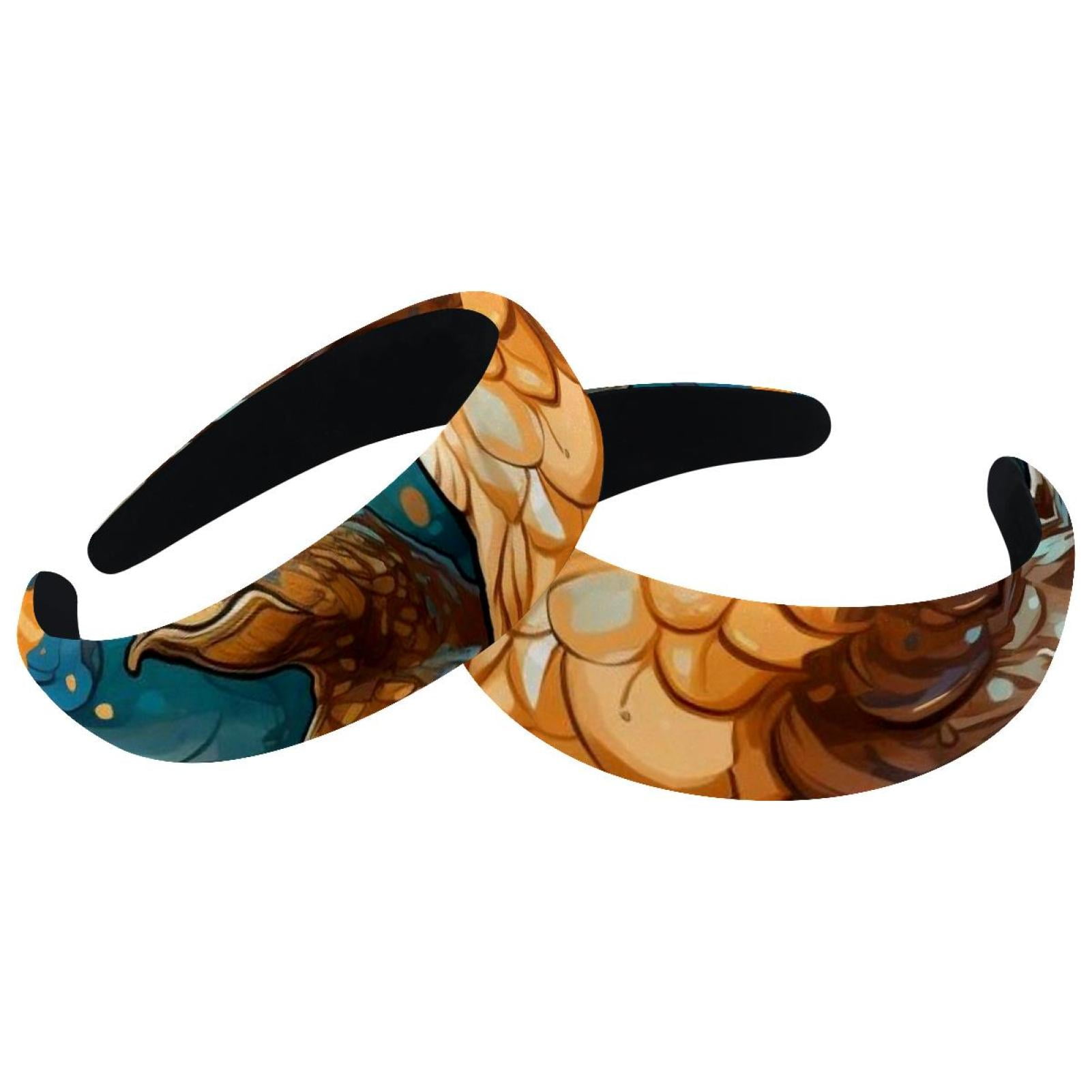 2 Pack Spa Headbands for Women Ladies- Puffy Makeup Headband Platypus ...