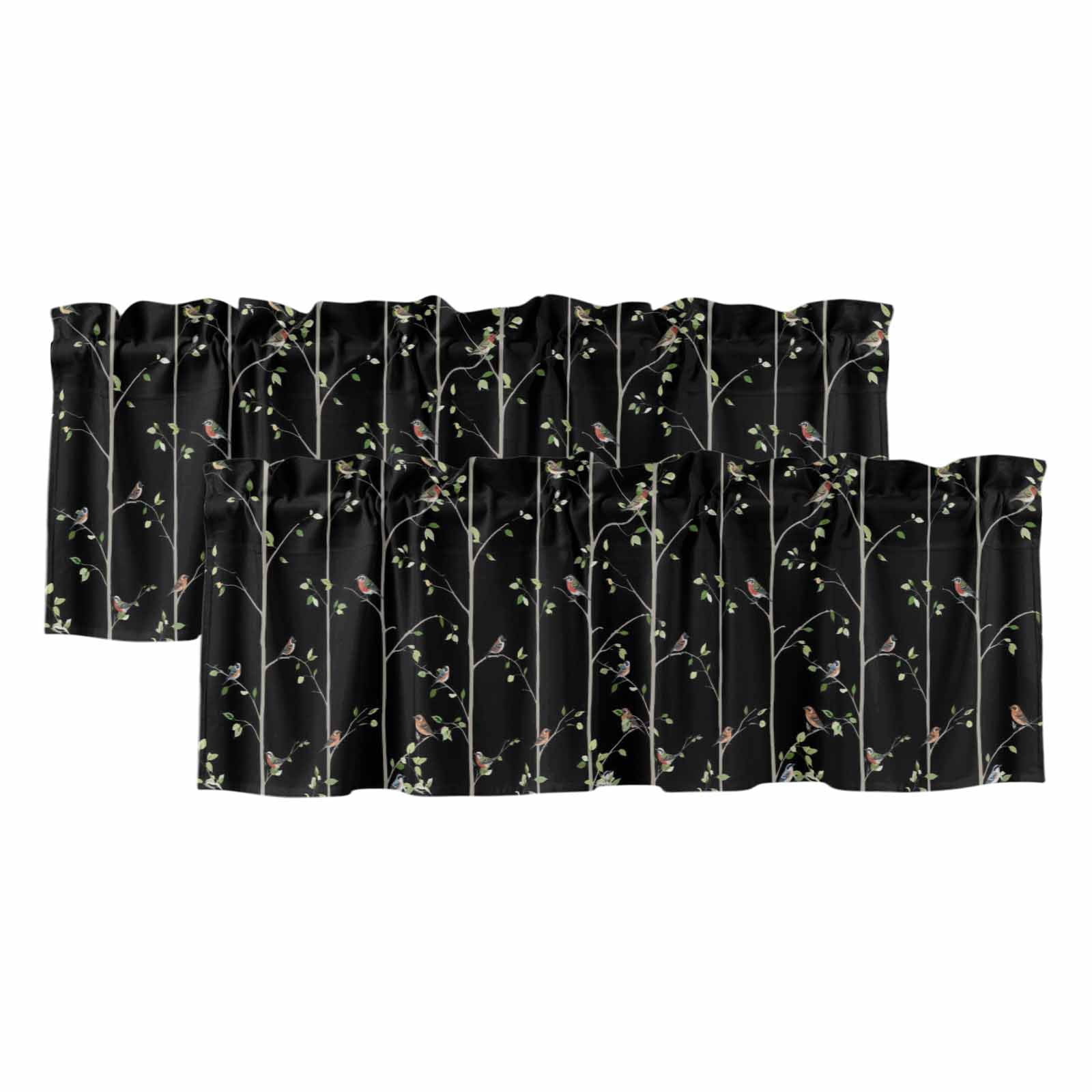 2 Pack Sparrow Valances for Windows Bedroom Living Room Window ...