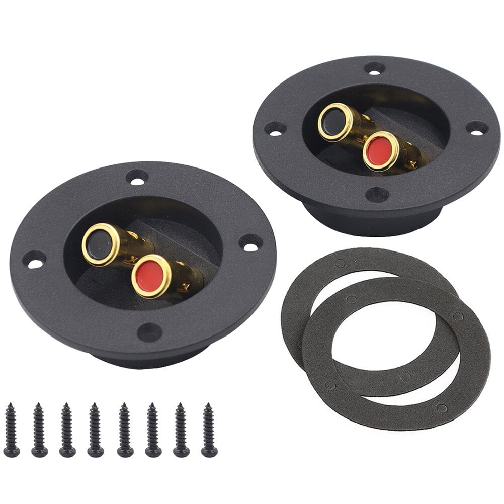 2 Pack Speakers Audio Junction Box Speaker Wire Connector 7.5X7.5cm ...