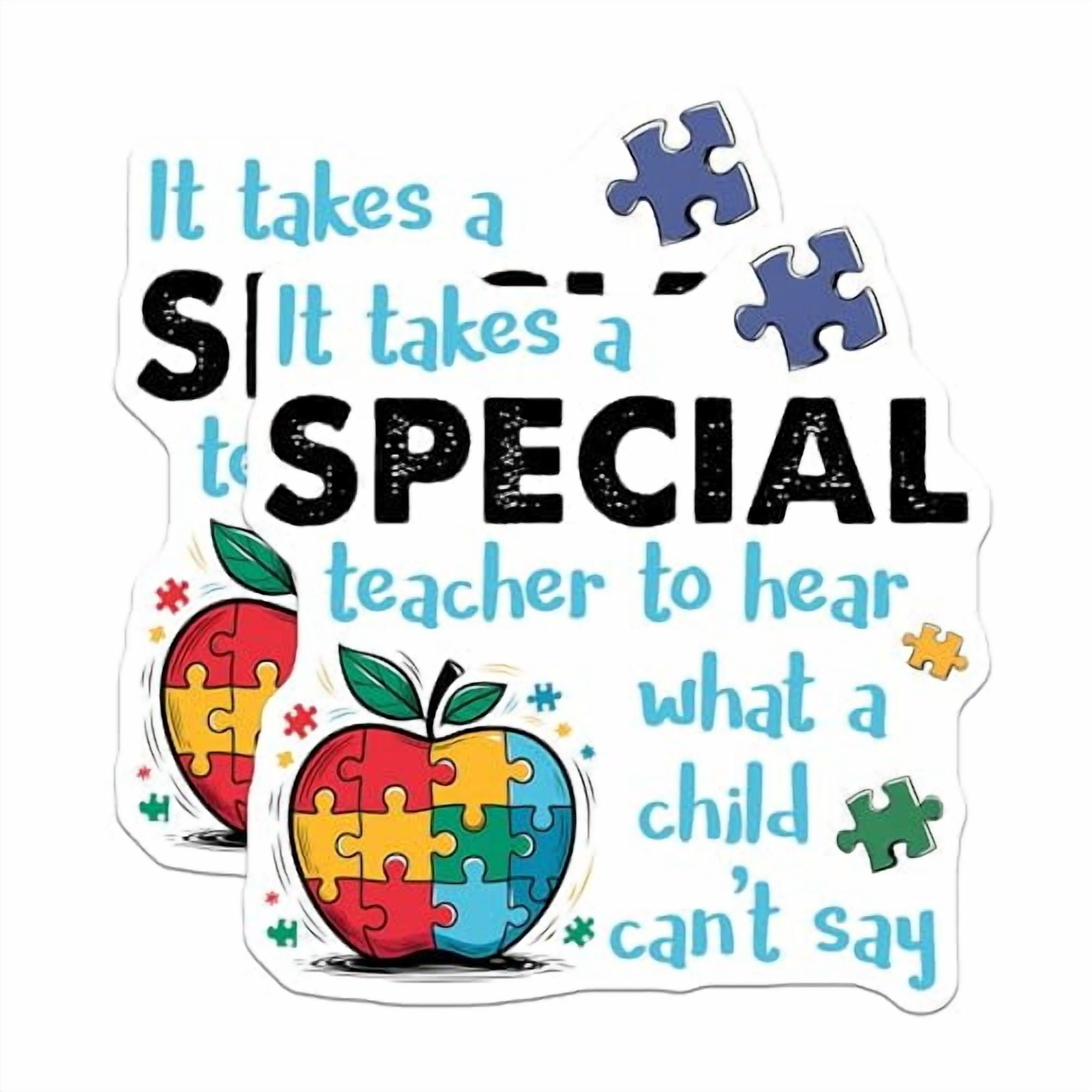 (2 Pack) Special Teacher Magnets Magnets - Hear What A Child Can't Say ...
