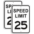 2 Pack Speed Limit 10 MPH Signs - 12"x18"Slow Down Traffic Sign - UV ...
