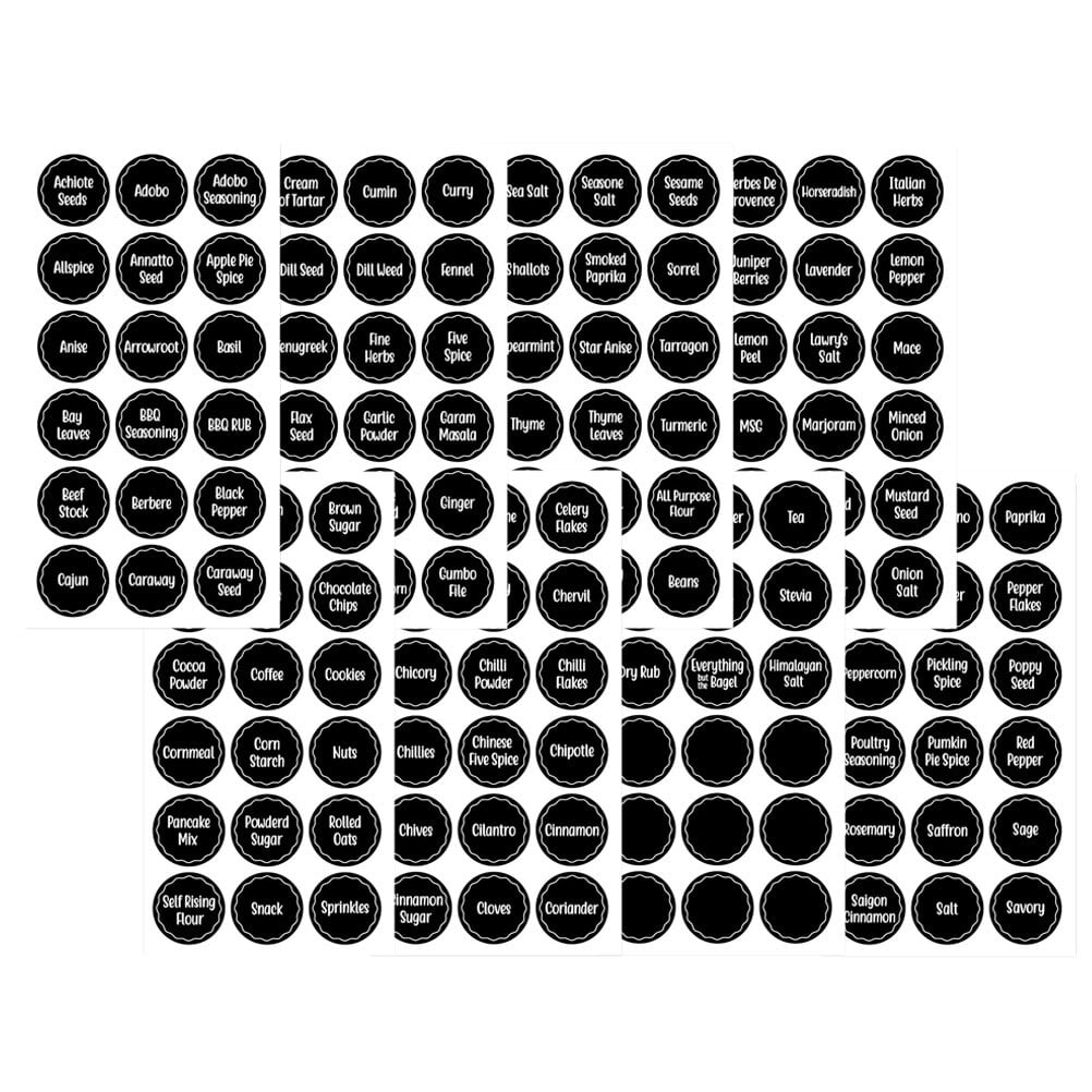 2 Pack Spice Jar Labels Spreader Commercial Stainless Serving Keychain ...