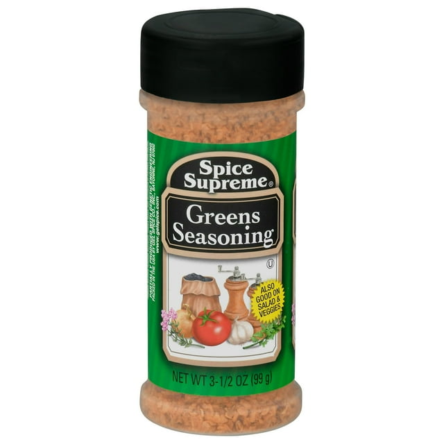 ( 2 Pack ) Spice Supreme Greens Seasoning, 3.5 Oz - Walmart.com