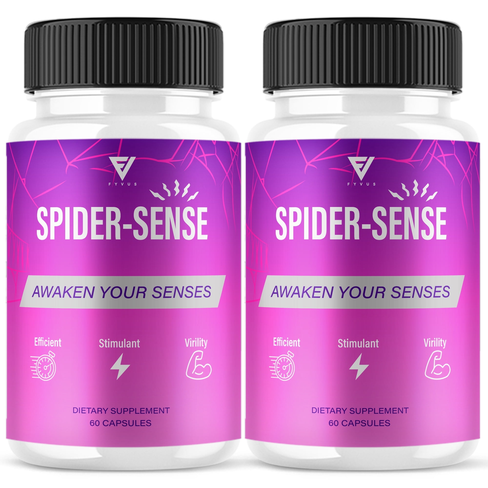 (2 Pack) Spider Sense Pills SpiderSense Supplement Max Strength (120 ...