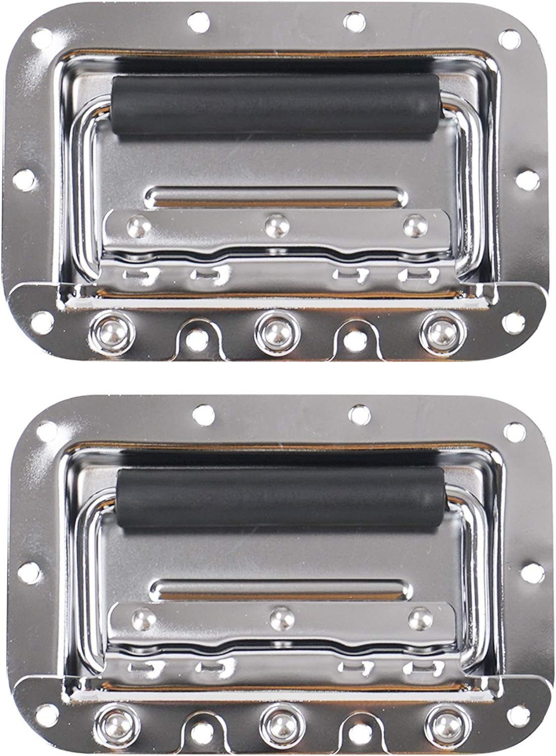 2 Pack Spring Loaded Case Handles, Stainless Recessed Handles With ...
