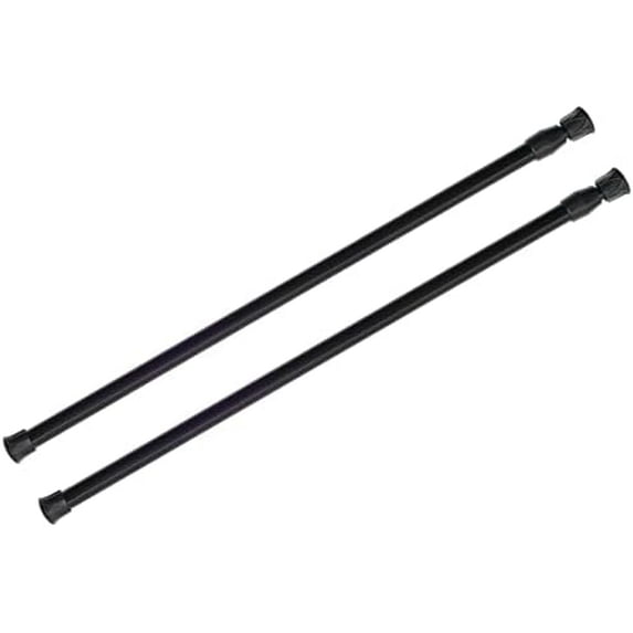 2 Pack Spring Tension Curtain Rod for Window 28 to 48 Inch, Adjustable ...