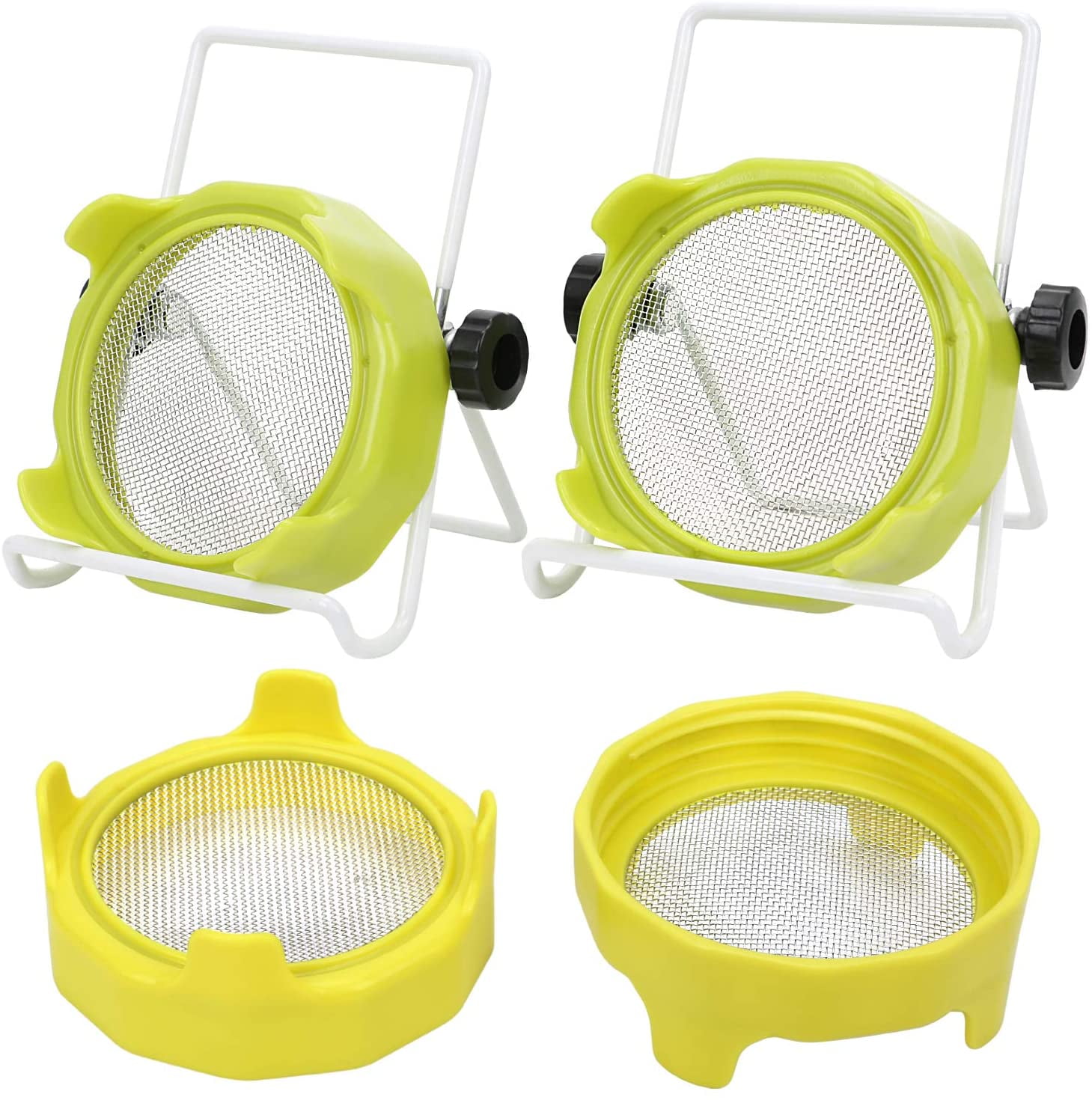 2 Pack Sprouting Stands for Wide Mouth Mason Jars Canning Jars to Make ...