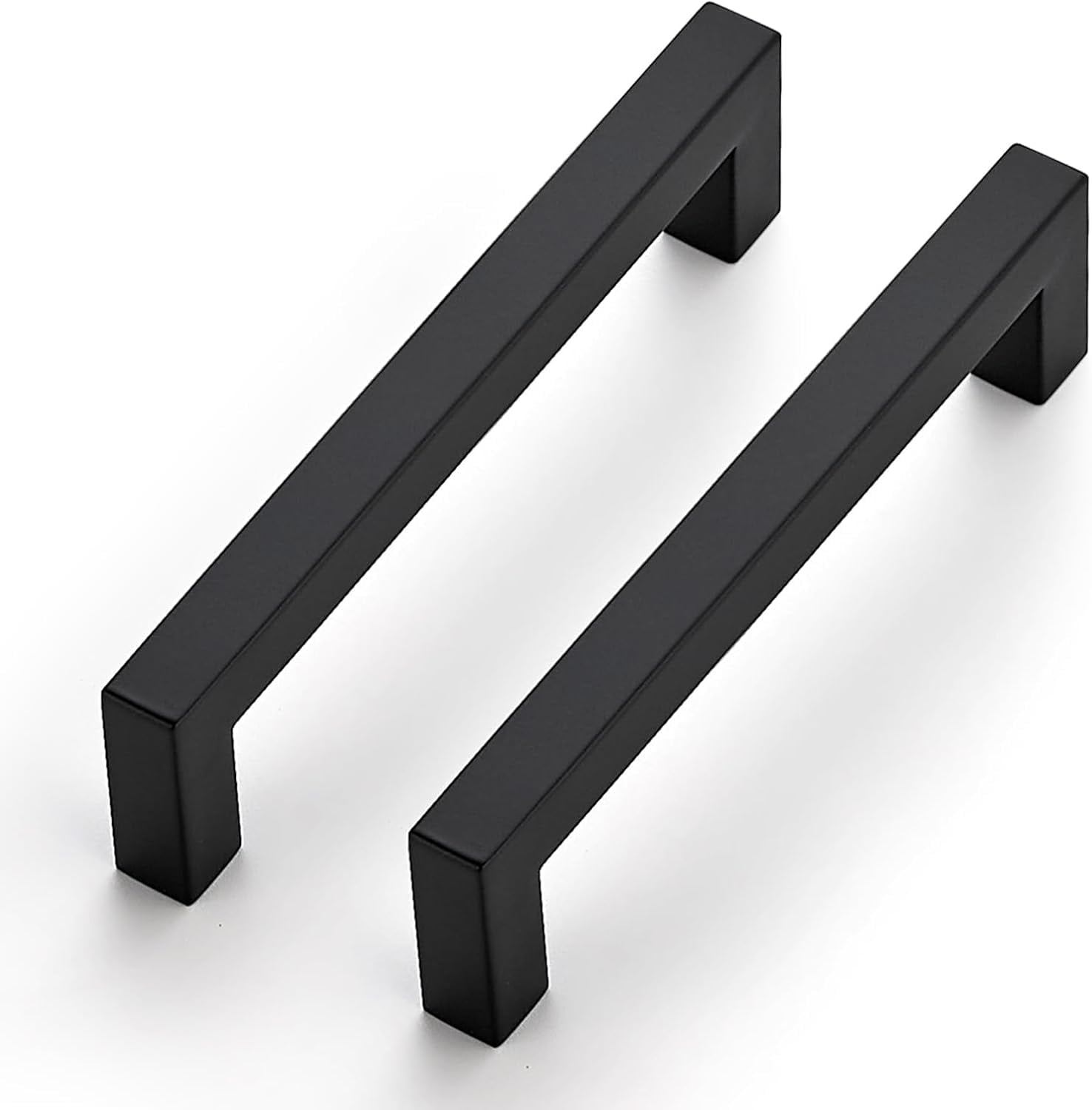2 Pack Square Cabinet Handles, Stainless Steel Kitchen Cabinet Handles ...