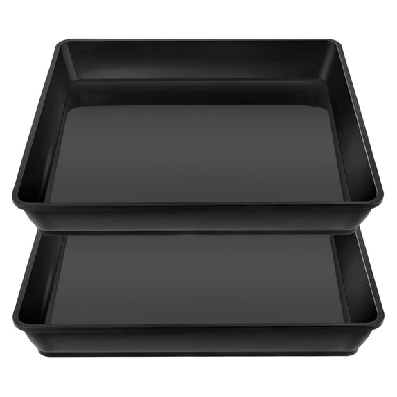 2 Pack Square Plant Saucers 20 and 22 Inch Extra Large Heavy Duty ...