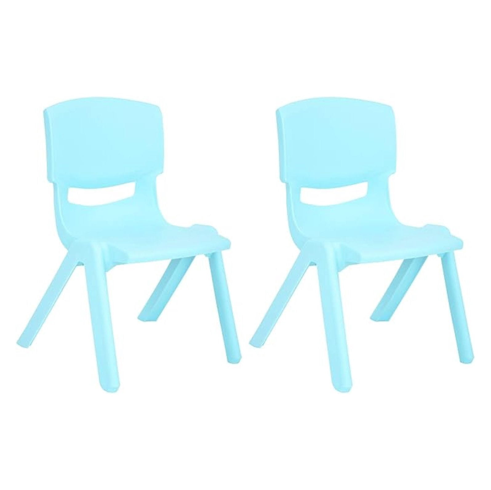 2 Pack Stackable Plastic Kids Learning Chairs, 20.8x12.5 Inches, The ...