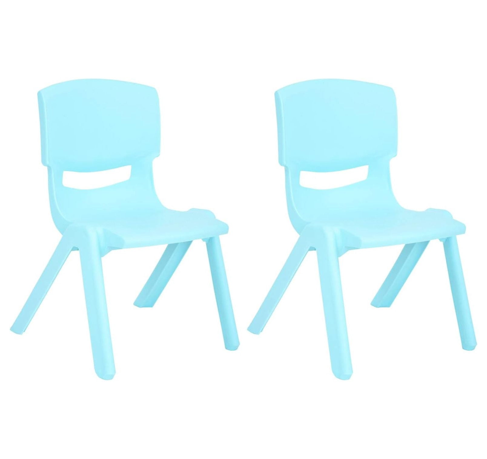 2 Pack Stackable Plastic Kids Learning Chairs, 20.8x12.5 Inches, The ...