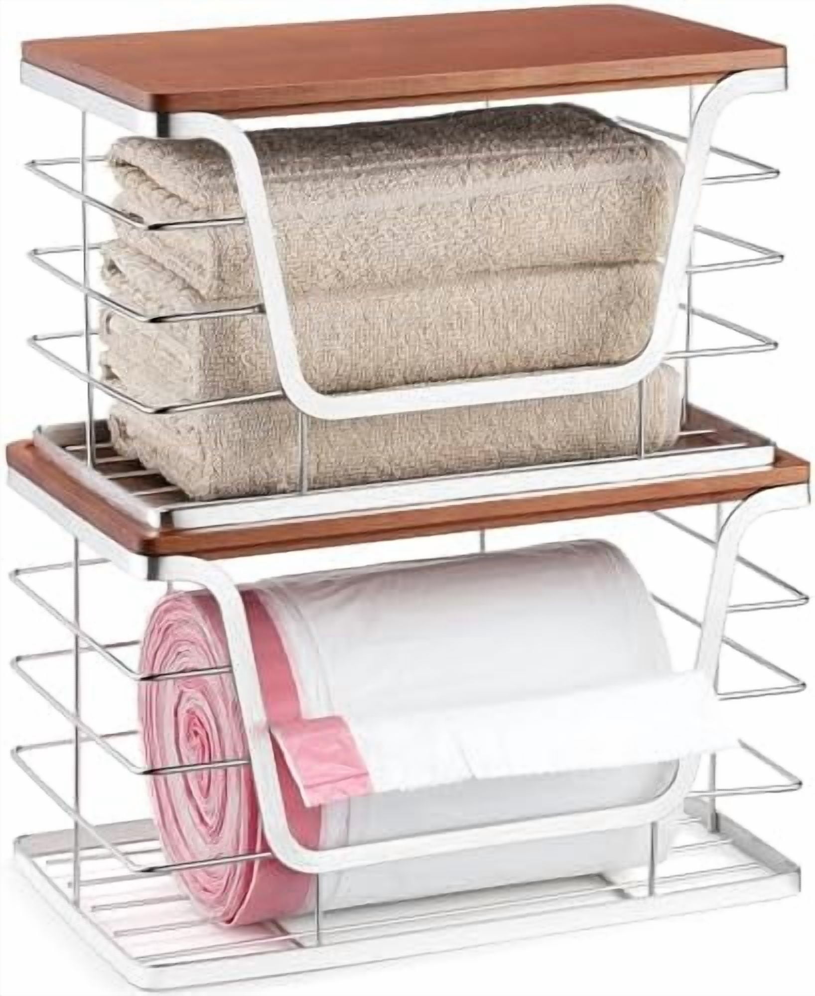 2 Pack Stackable Storage Bins with Lids, Stainless Steel Extra Large ...